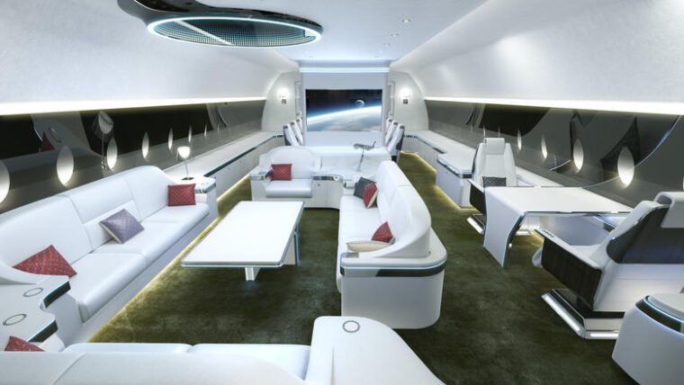 Top 10 largest private jets in the world in 2025