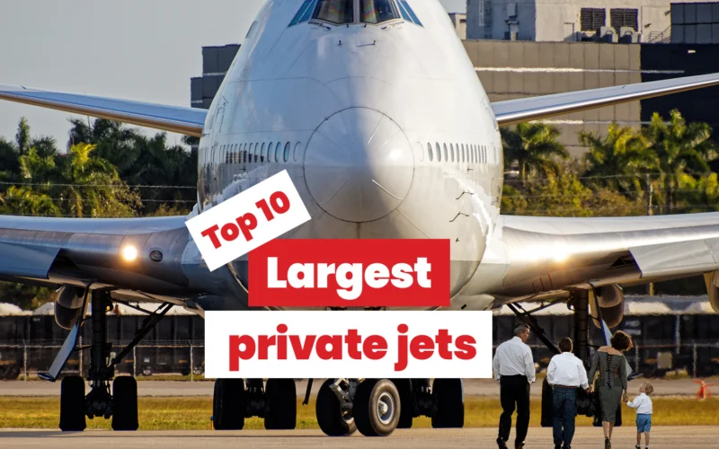 Top 10 largest private jets in the world in 2025