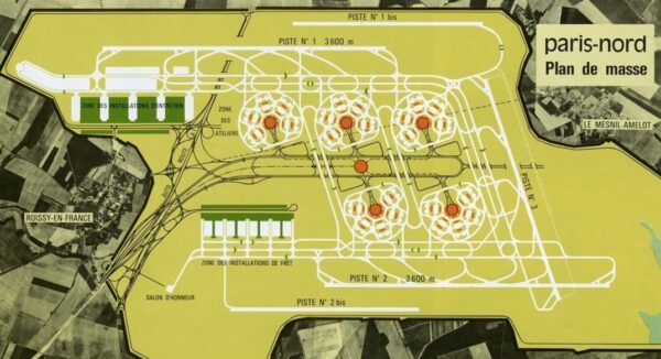 Marking 50 years of Paris-Charles De Gaulle Airport