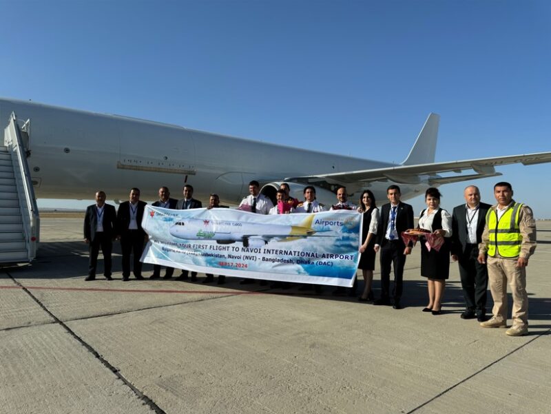 SmartLynx A321F makes the carrier’s first visit to Navoi Airport in ...
