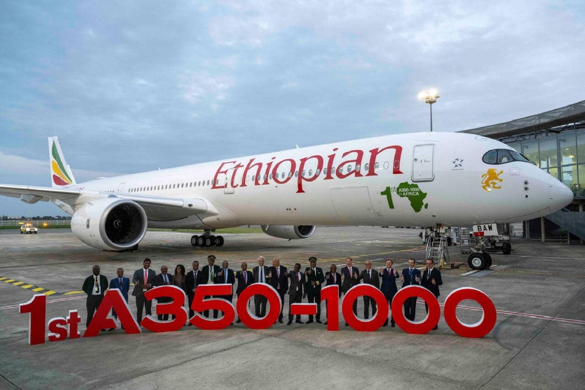 Ethiopian Airlines receives Africa’s first Airbus A350-1000