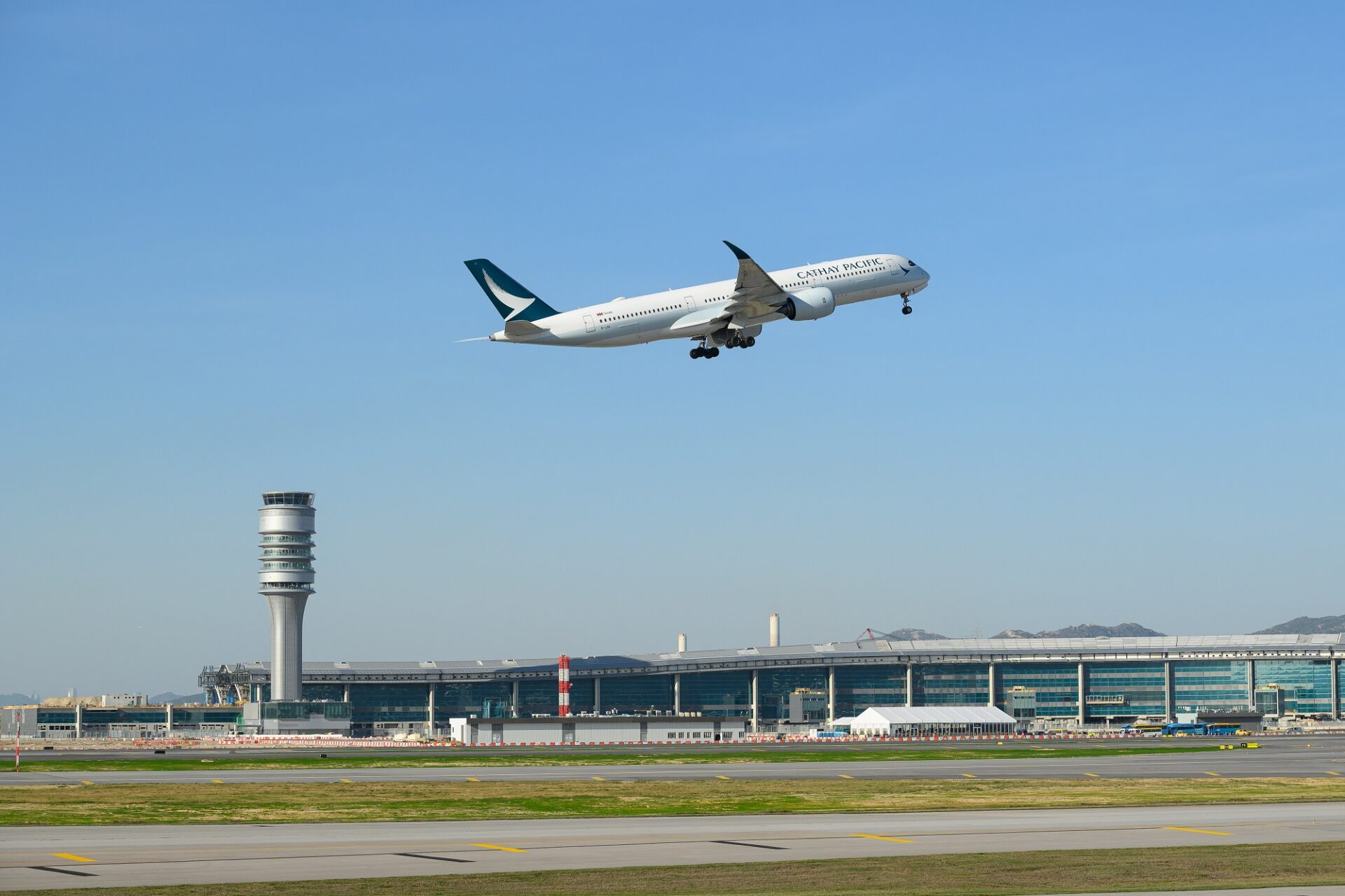 Hong Kong Airport Runway