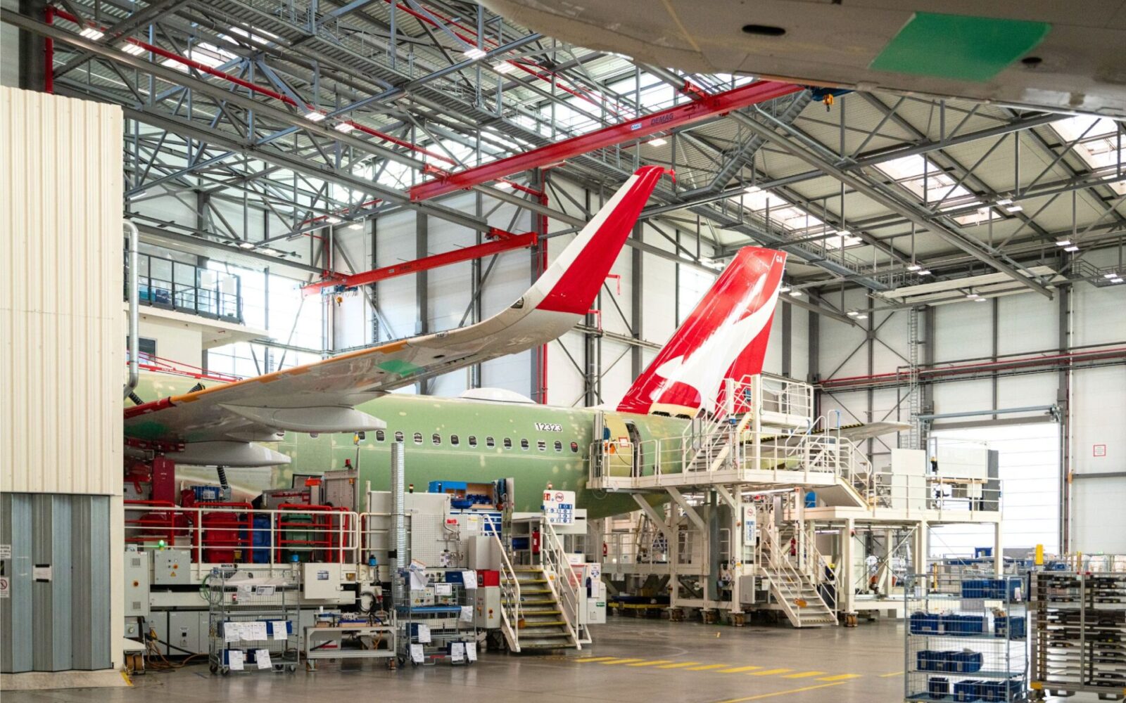 First look: Qantas A321XLR at Airbus final assembly line - AeroTime