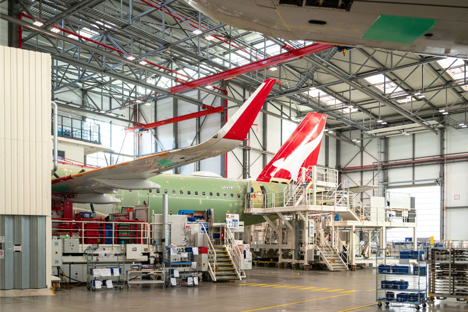 First look: Qantas A321XLR at Airbus final assembly line - AeroTime