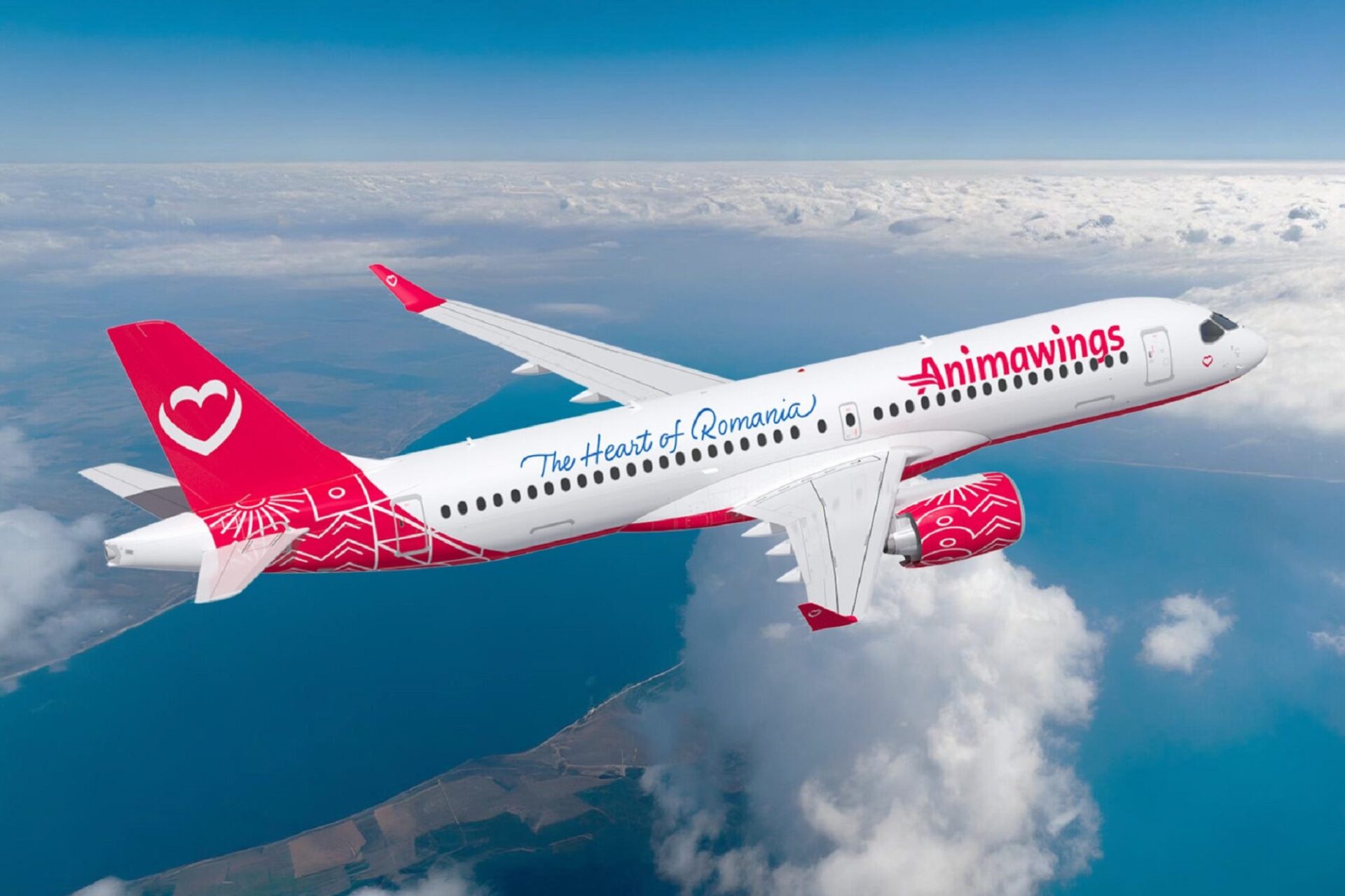 AnimaWings take delivery of Romania’s first Airbus A220-300
