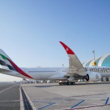Emirates A380 lands in Copenhagen for first time since 2020
