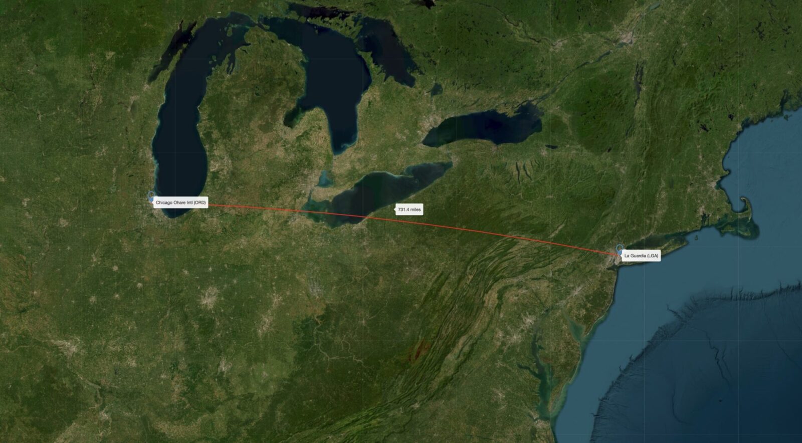 Top 10: Busiest flight routes in the USA 2024