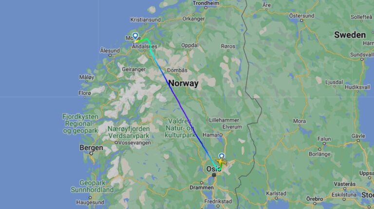 Norwegian Boeing 737-800 suffers runway overrun in Molde