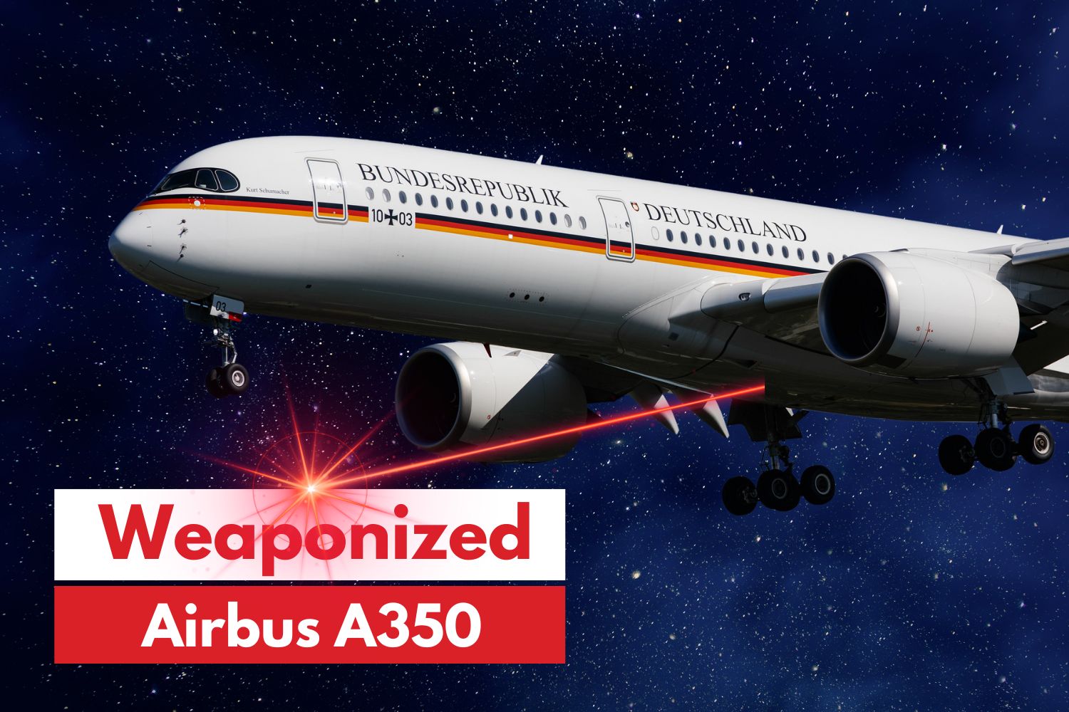 Germany’s ‘Air Force One’: The first weaponized Airbus A350