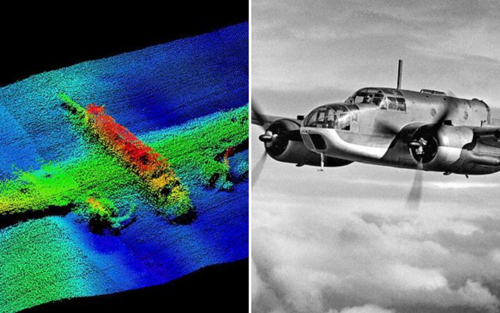 Routine hydrographic survey unveils intact WW2 aircraft