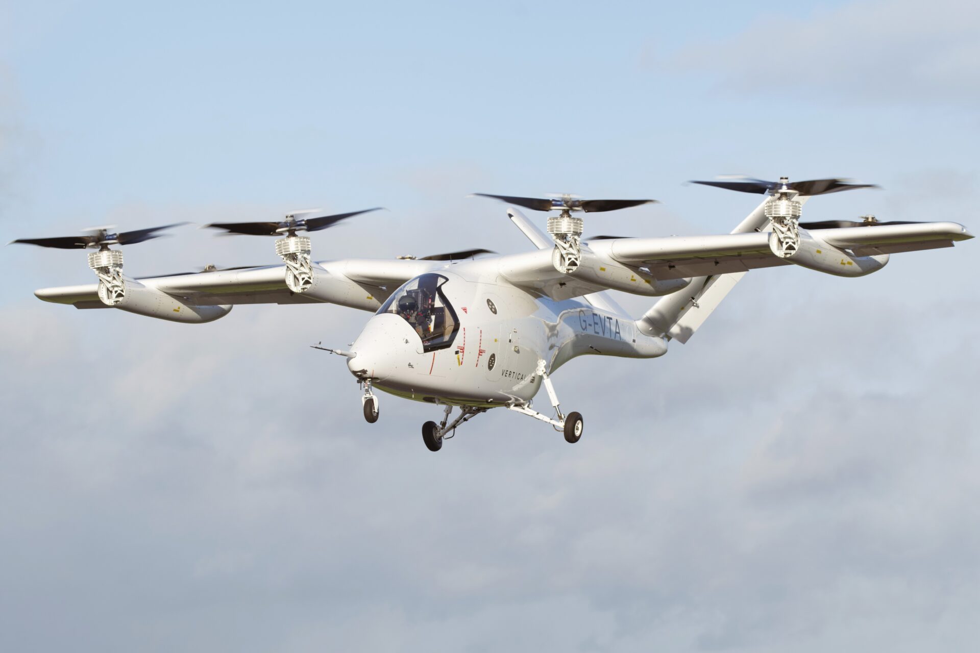 Vertical performs piloted thrustborne eVTOL flight test