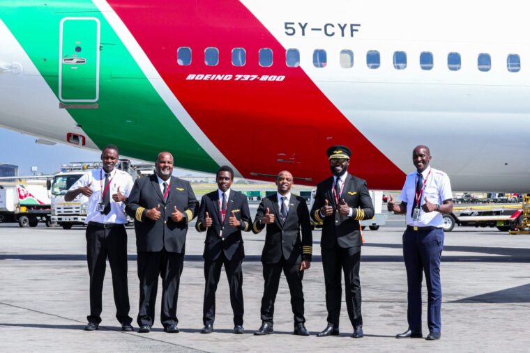 Kenya Airways celebrates arrival of new Boeing 737-800