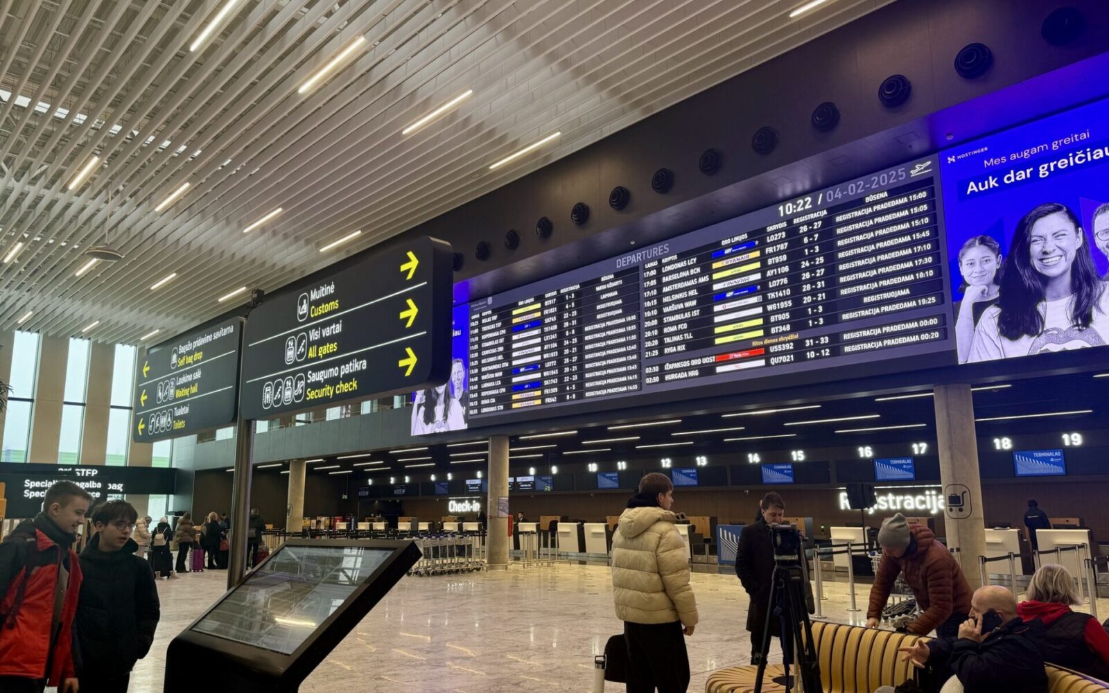 Vilnius Airport opens new departure terminal: pictures