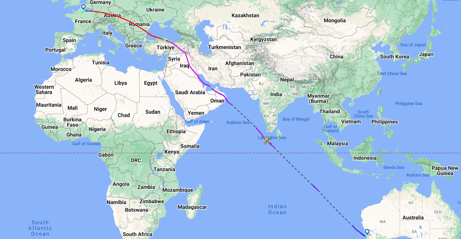 Top 10 longest flights in the world 2025