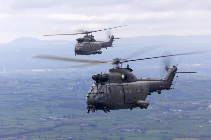 RAF brings curtain down on 54 years of Puma flying with UK-wide flypast ...