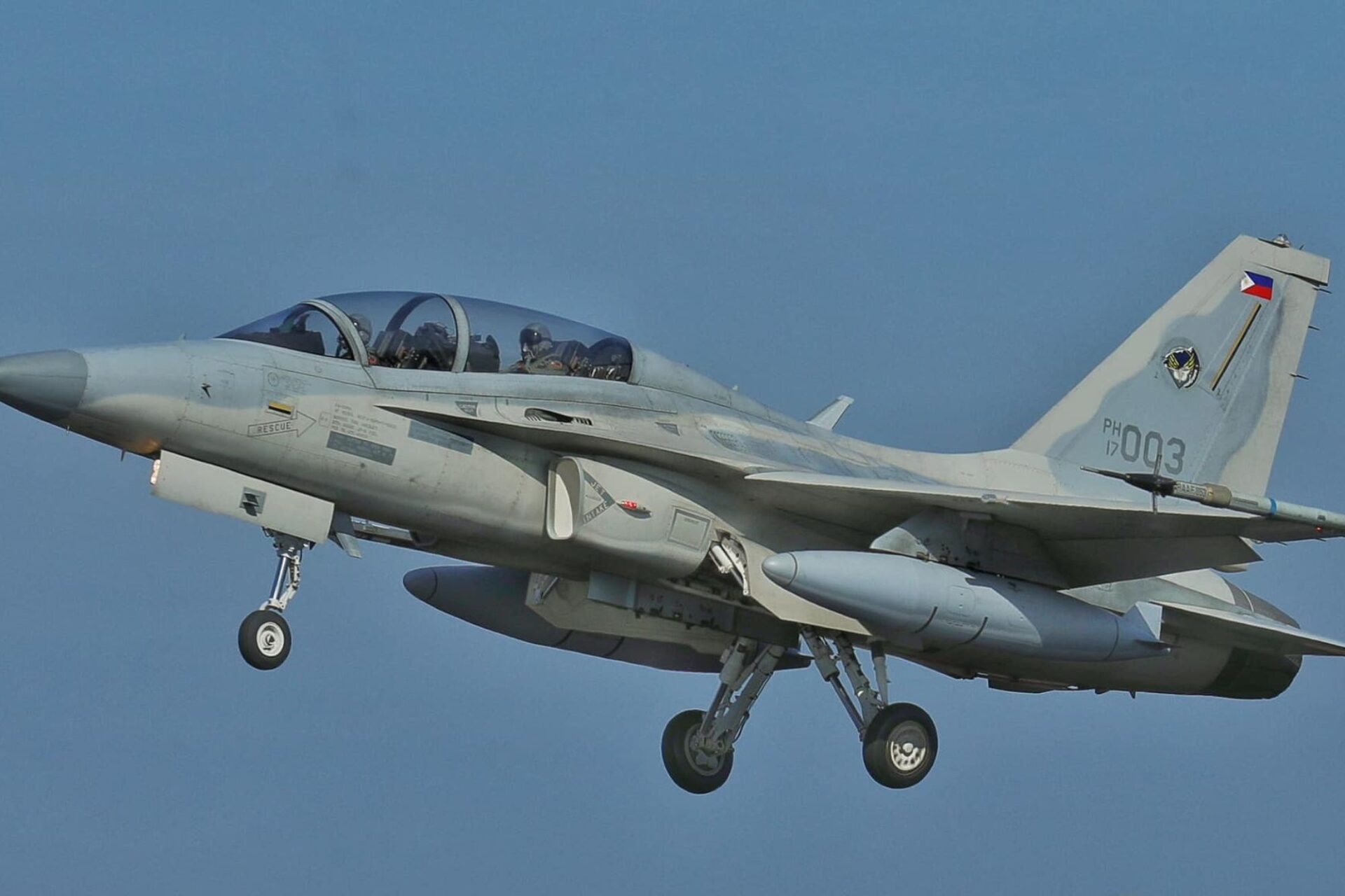 PH Air Force FA-50 jet missing during tactical operation