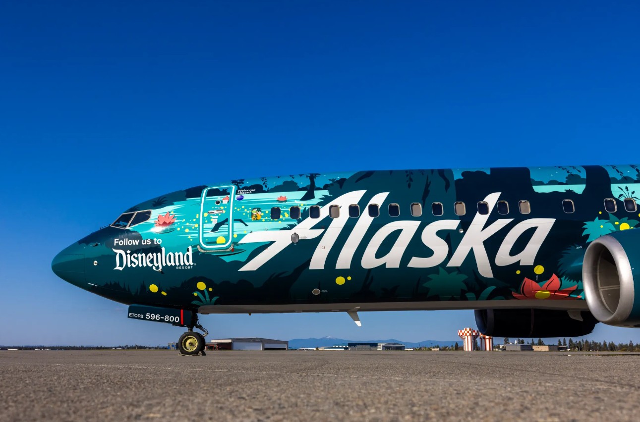 Alaska Airlines unveils new Disney-themed livery