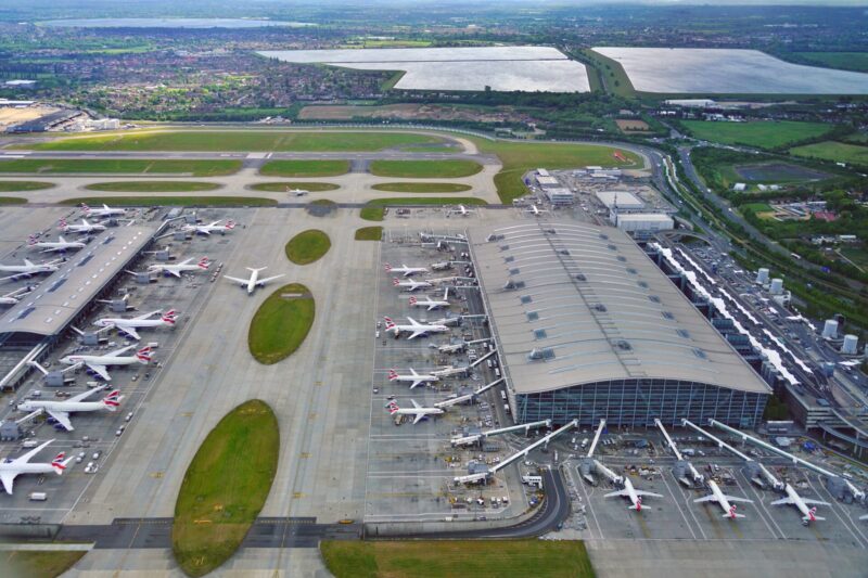 Alaska arrives at Heathrow after first flight from Seattle