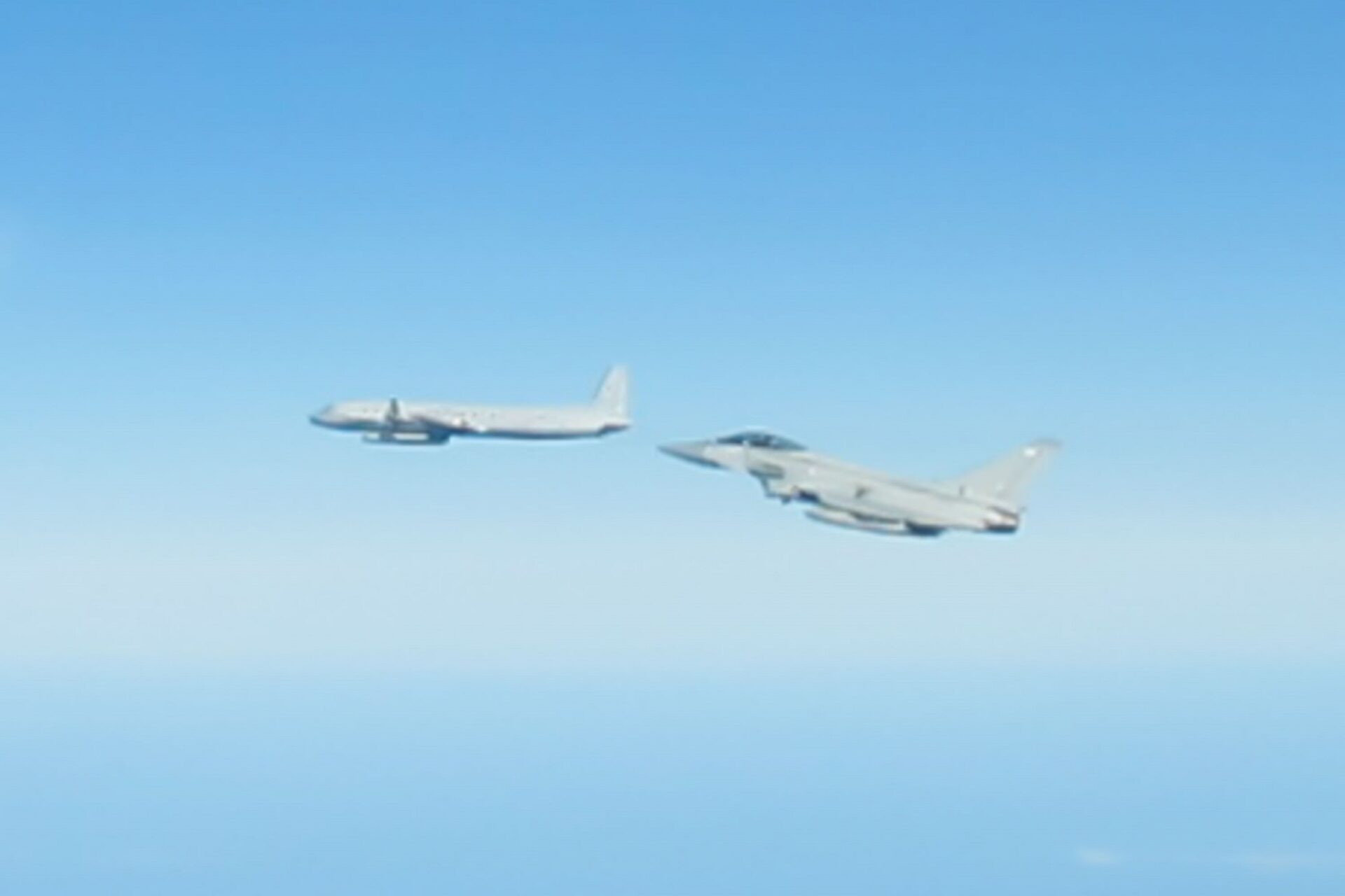 RAF fighter jets scrambled to intercept Russian aircraft