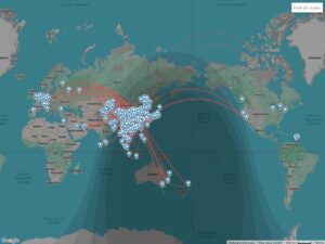Top 10 airlines flying to the most destinations 2025