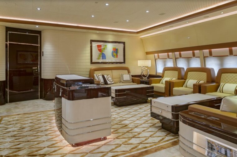 Trump’s new plane: Peek inside the Boeing 747-8 private jet