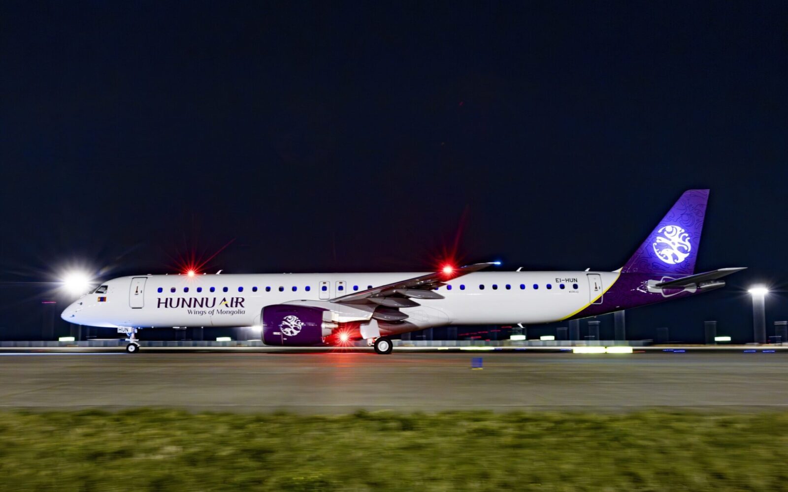 Embraer celebrates Hunnu Air’s first E2 flights into China