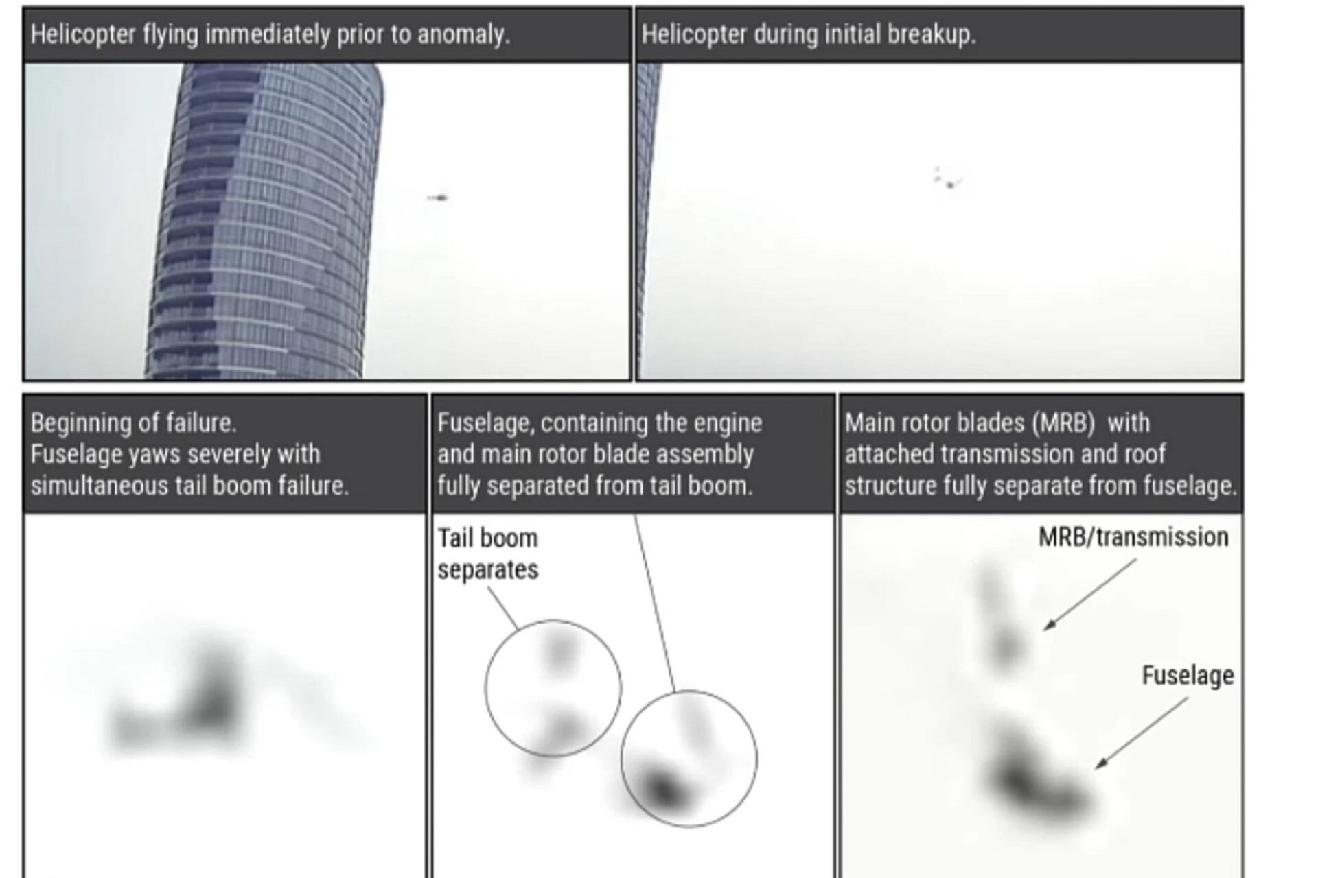 Loud Bangs Before Nyc Tour Helicopter Split In Three Ntsb