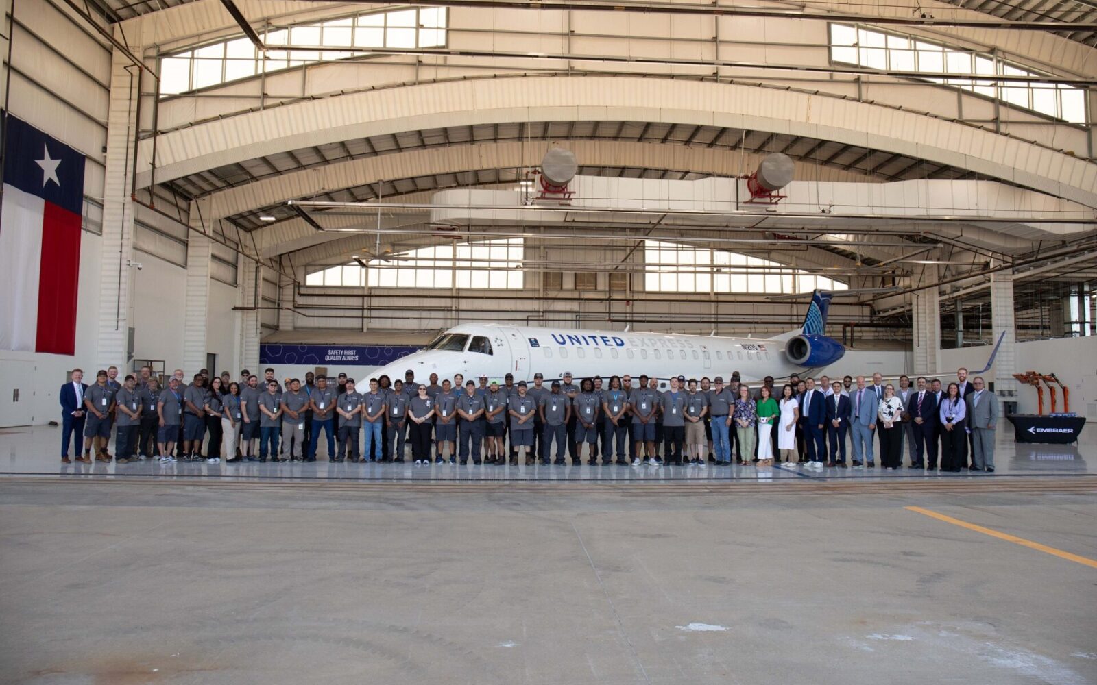 Embraer opens Dallas-Fort Worth commercial jet MRO facility