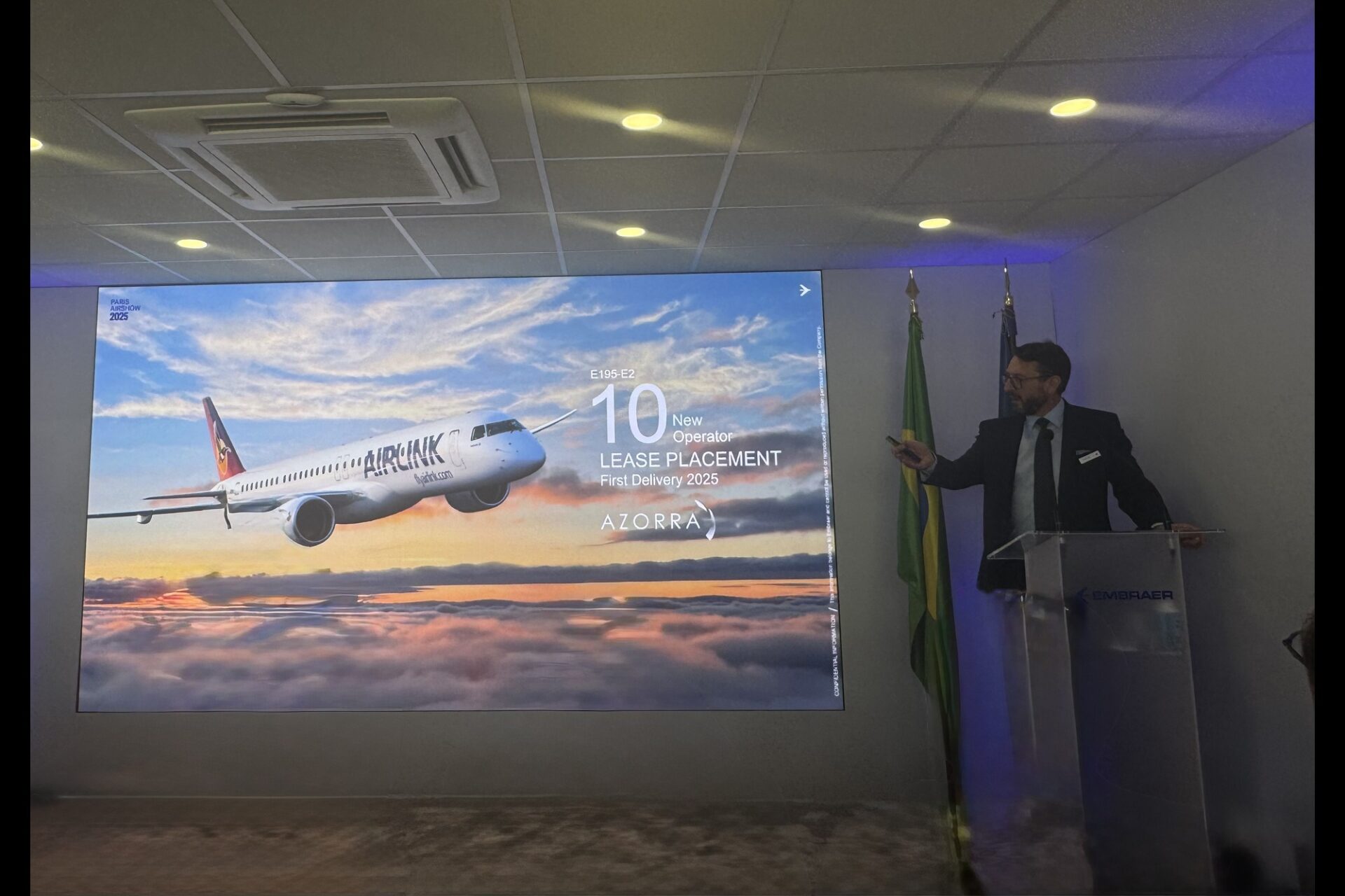 Airlink to lease 10 Embraer E195-E2s from Azorra: PAS25