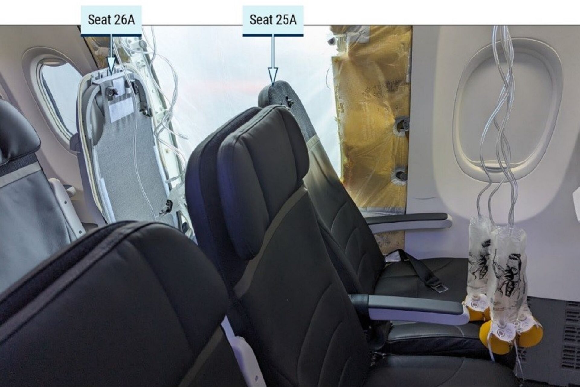 Pair given seats by door plug on Alaska 1282 arrived late