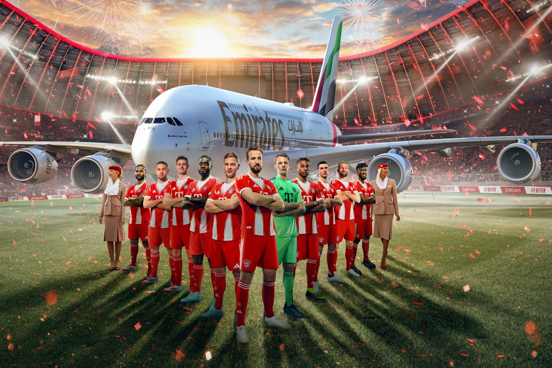 Emirates signs 7-year partnership with FC Bayern Munich