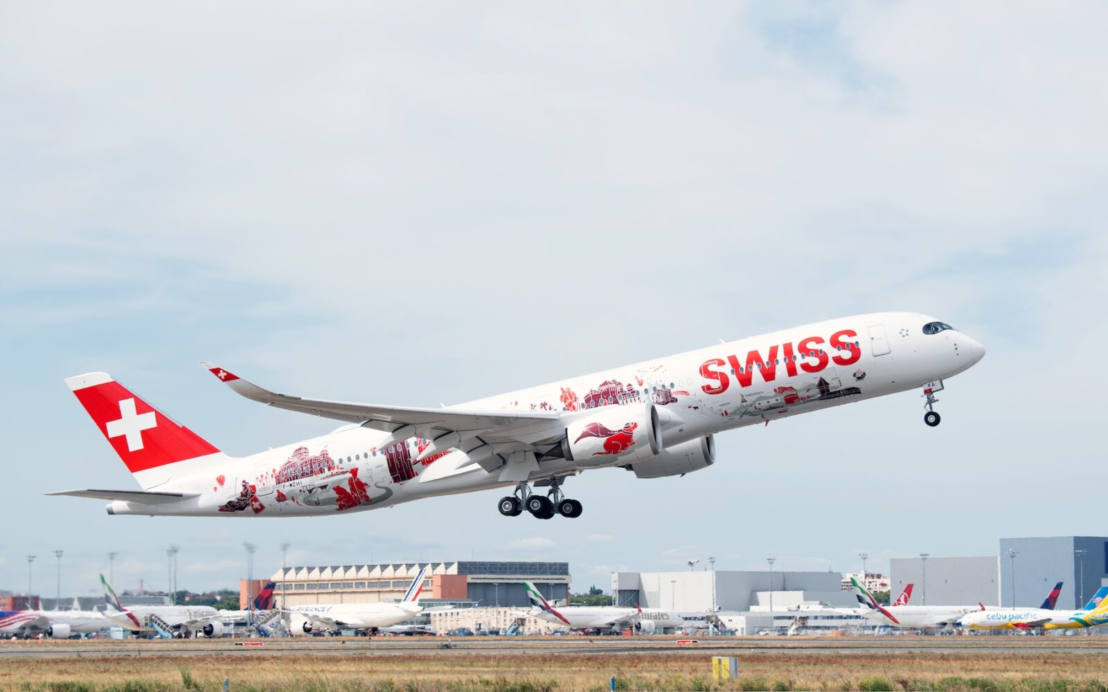 First SWISS A350-900 completes maiden flight - AeroTime
