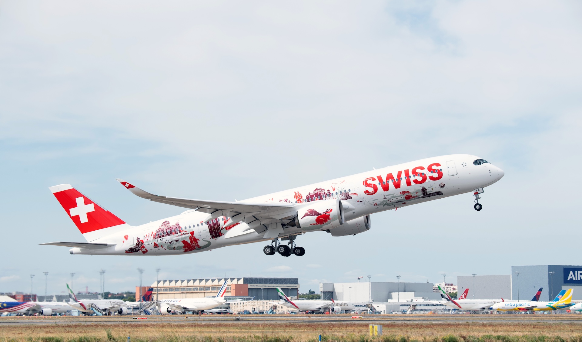 First SWISS A350-900 completes maiden flight - AeroTime
