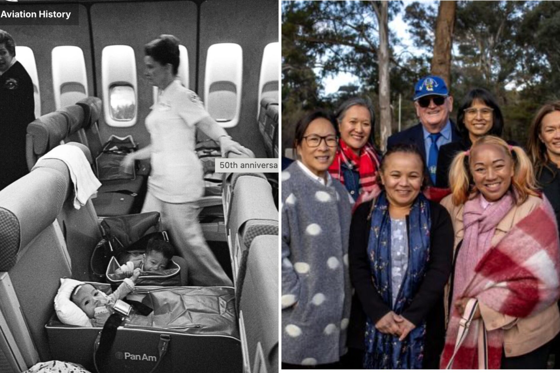 Operation Babylift 'babies', RAAF, Qantas crew reunite in AU - AeroTime