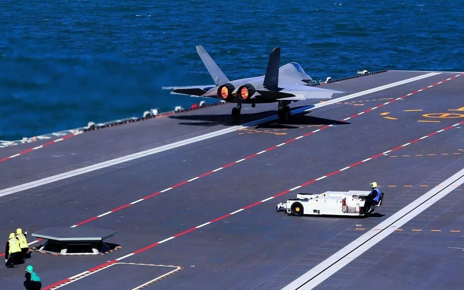 China completes first catapult launch and landing on carrier