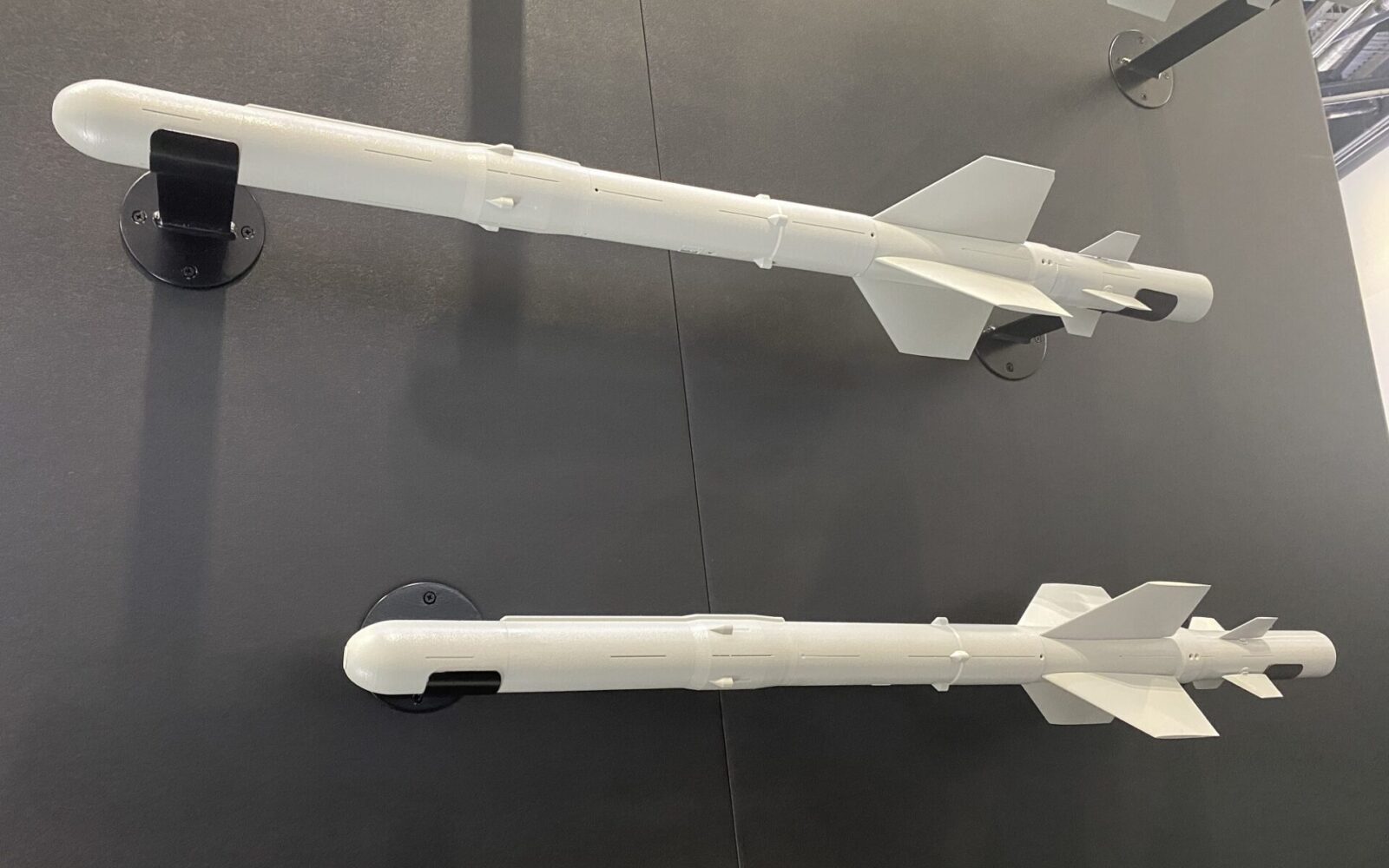Saab showcases new meter-long drone hunter missile at DSEI