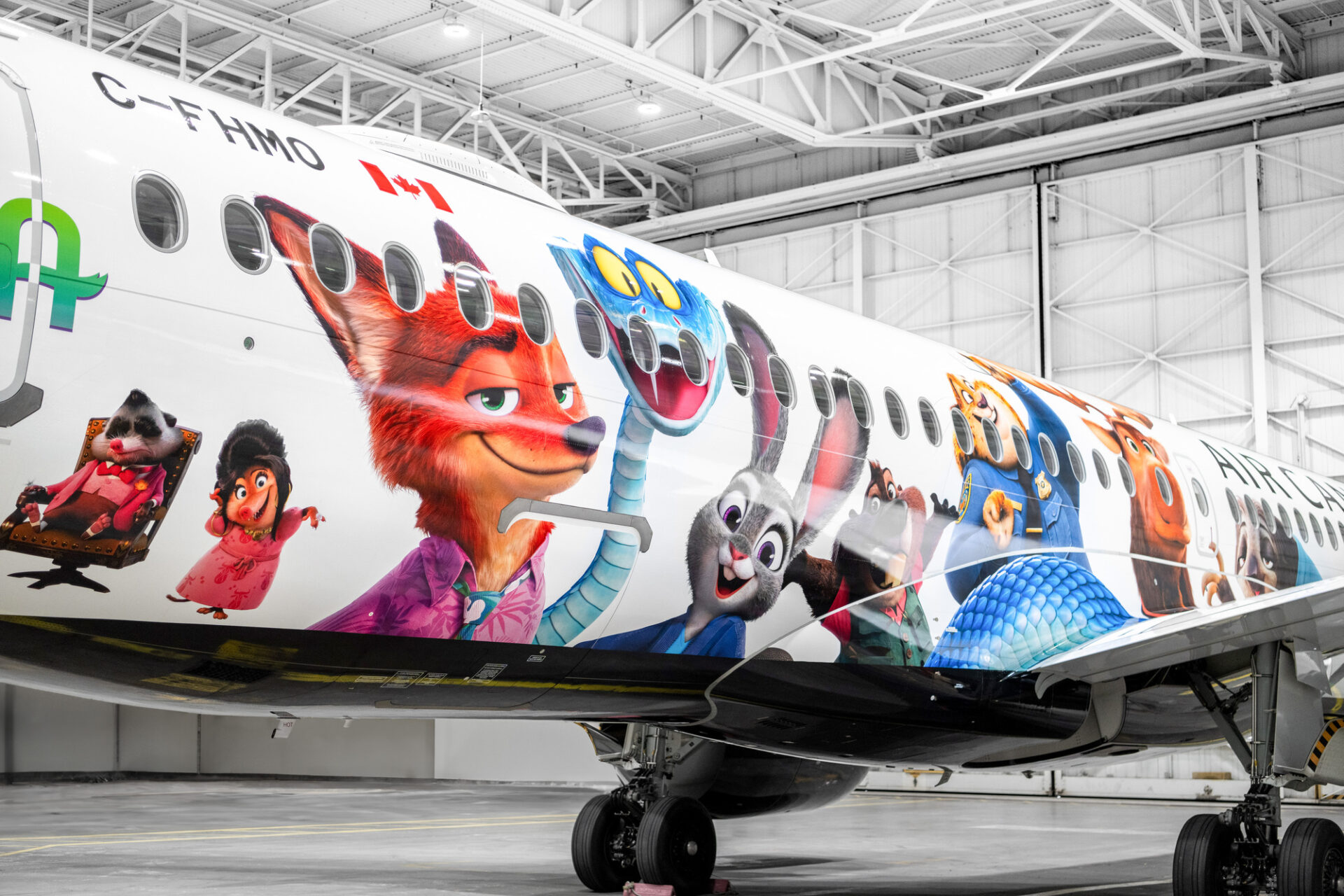 Air Canada unveils 'Zootopia 2' livery on A220: pictures