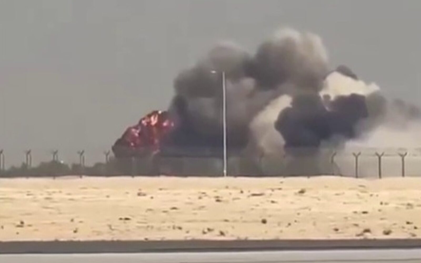 India’s Tejas crashes during Dubai Airshow demo: video