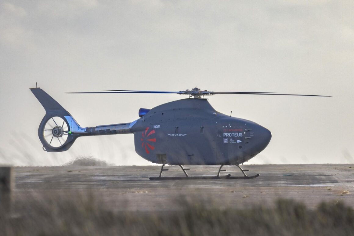 Royal Navy flies UK’s first autonomous full-size helicopter