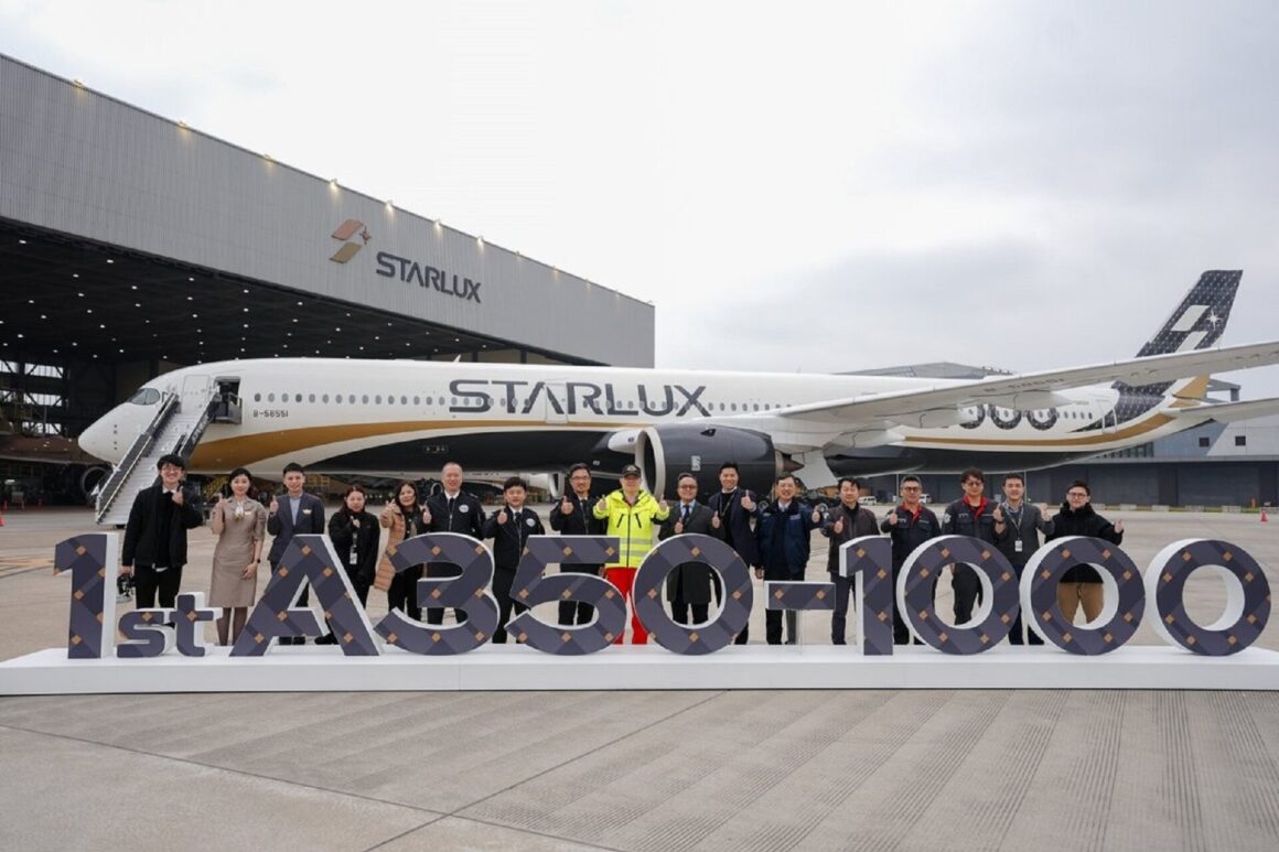 STARLUX founder delivers carrier’s first Airbus A350-1000