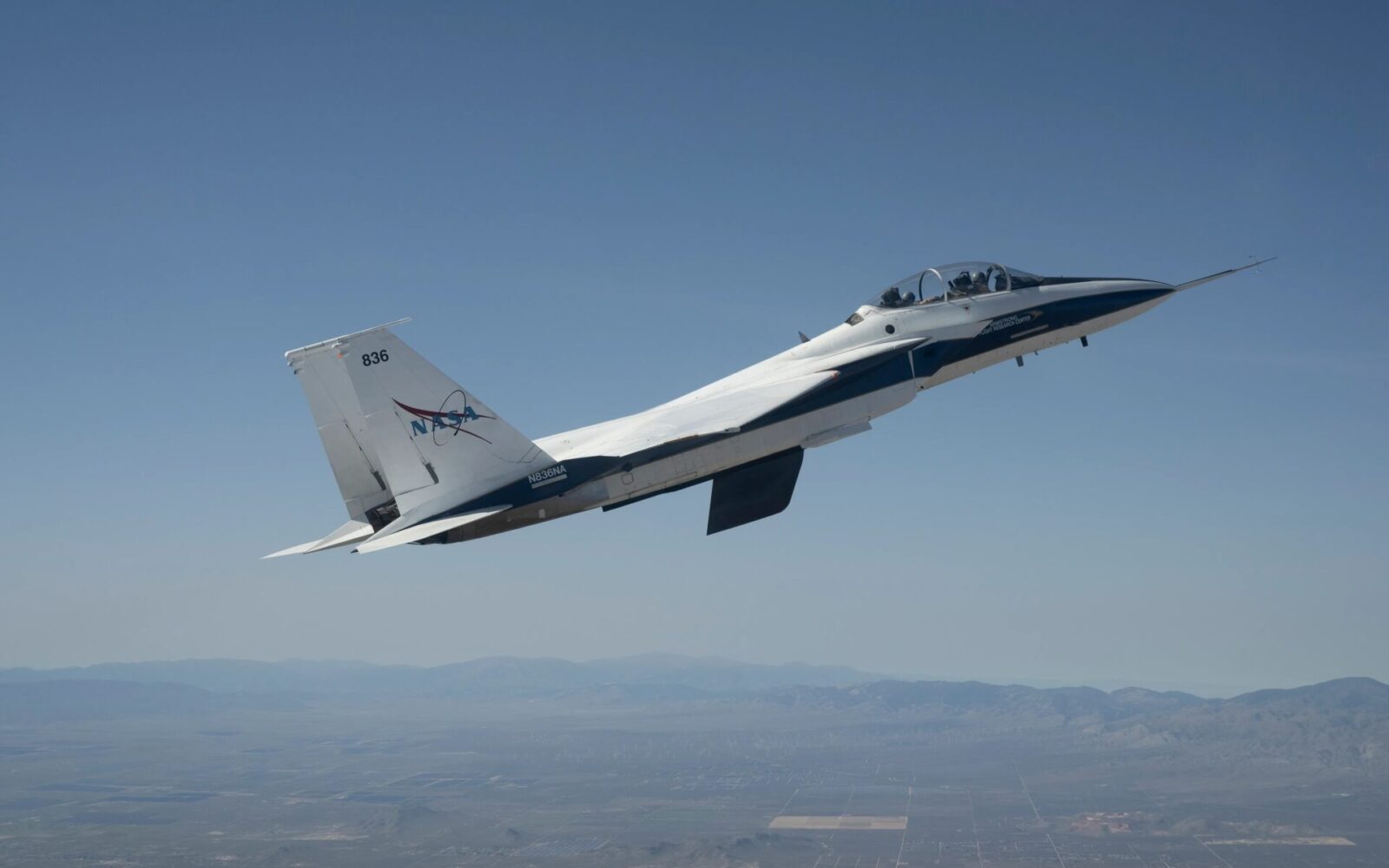 NASA flies laminar-flow wing concept on F-15