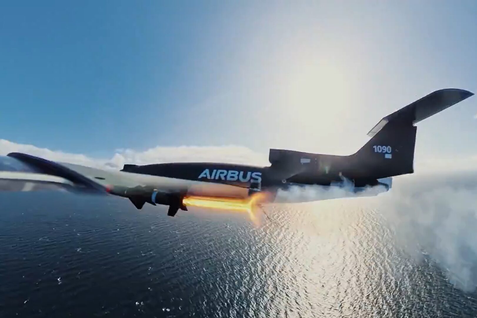 Airbus Bird of Prey fires Frankenburg missile on 1st flight