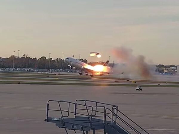 NTSB: UPS MD-11 engine vaulted up and over aircraft after pylon failure ...