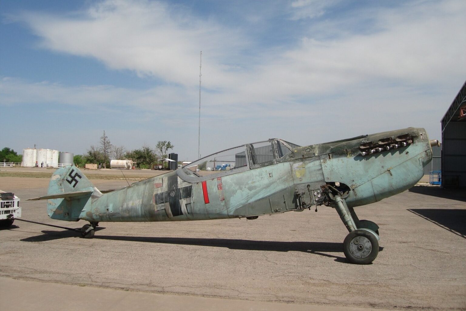 Rare battle-hardened WW2 Messerschmitt 109 up for auction