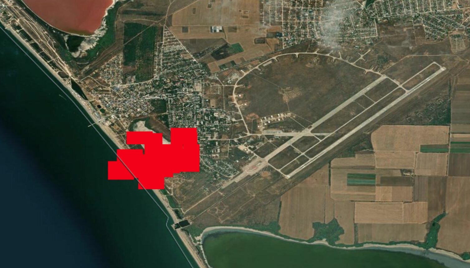 Ukraine drones hit Russian Su-30 hangars at Crimea airbase