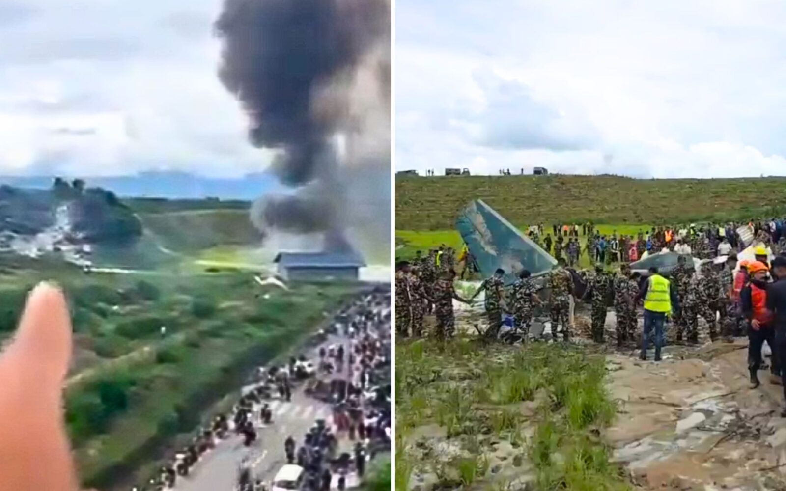 Breaking: Saurya Airlines CRJ200 crashes in Nepal, 18 killed