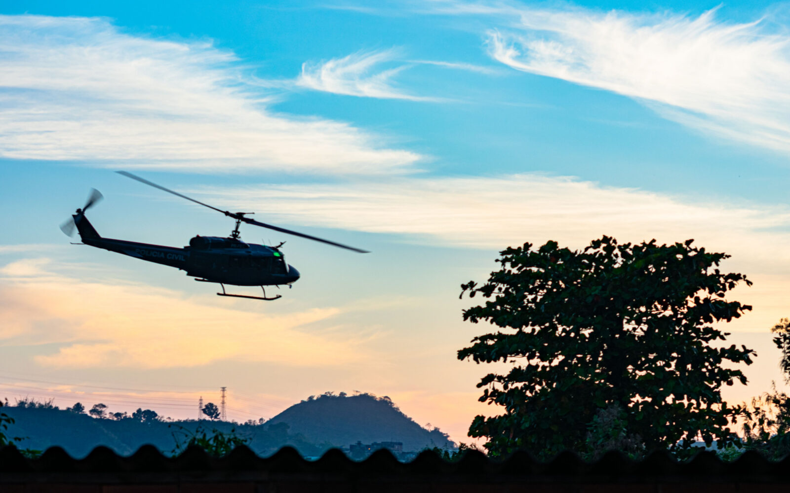 Police helicopter makes emergency landing in Brazil after coming under ...