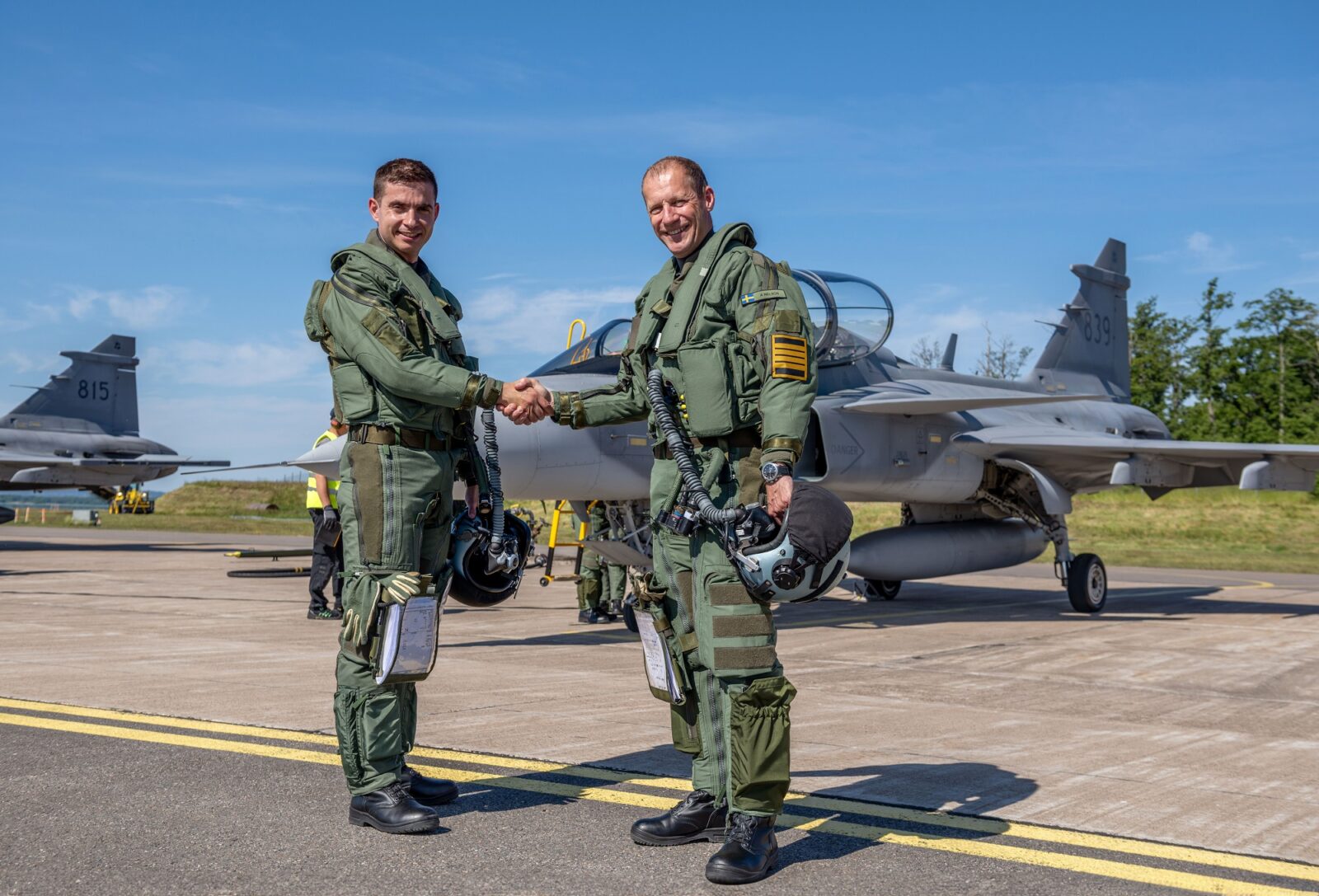 Brazilian pilots complete Gripen fighter training in Sweden
