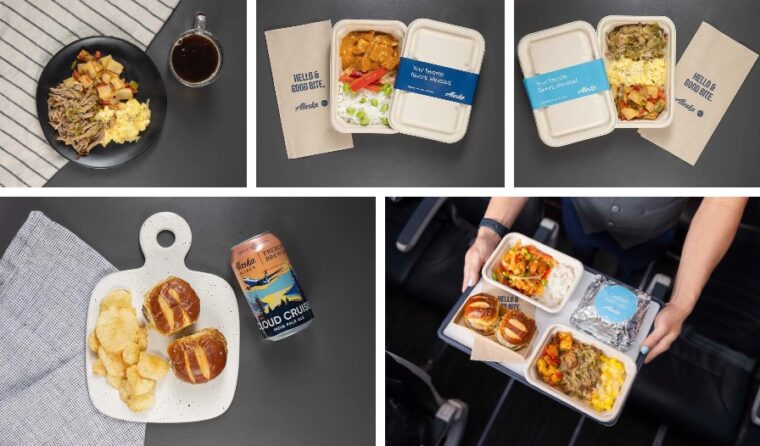 Alaska Airlines resumes serving hot food in economy