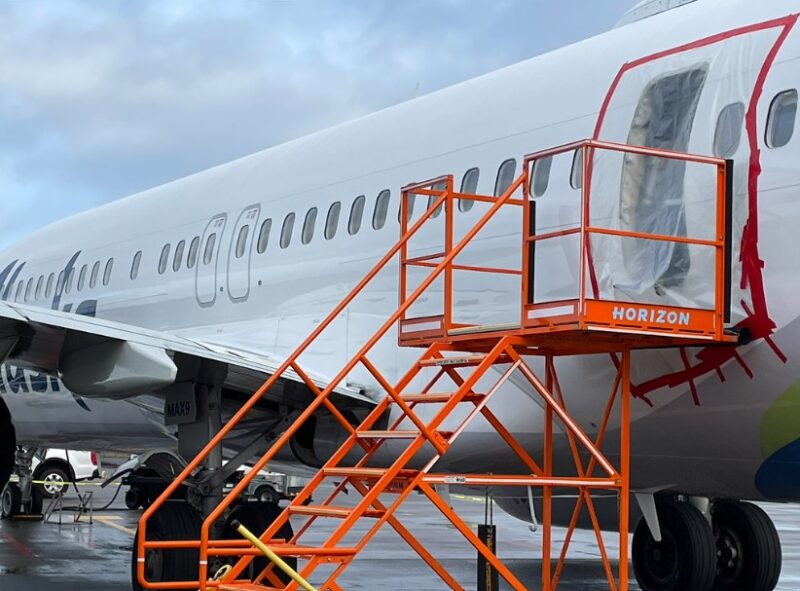 Missing door plug from Alaska Airlines Boeing 737 found